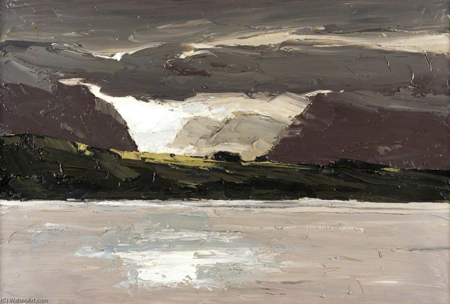 Across the Water, 2006 by John Kyffin Williams (1918-2006, United ...