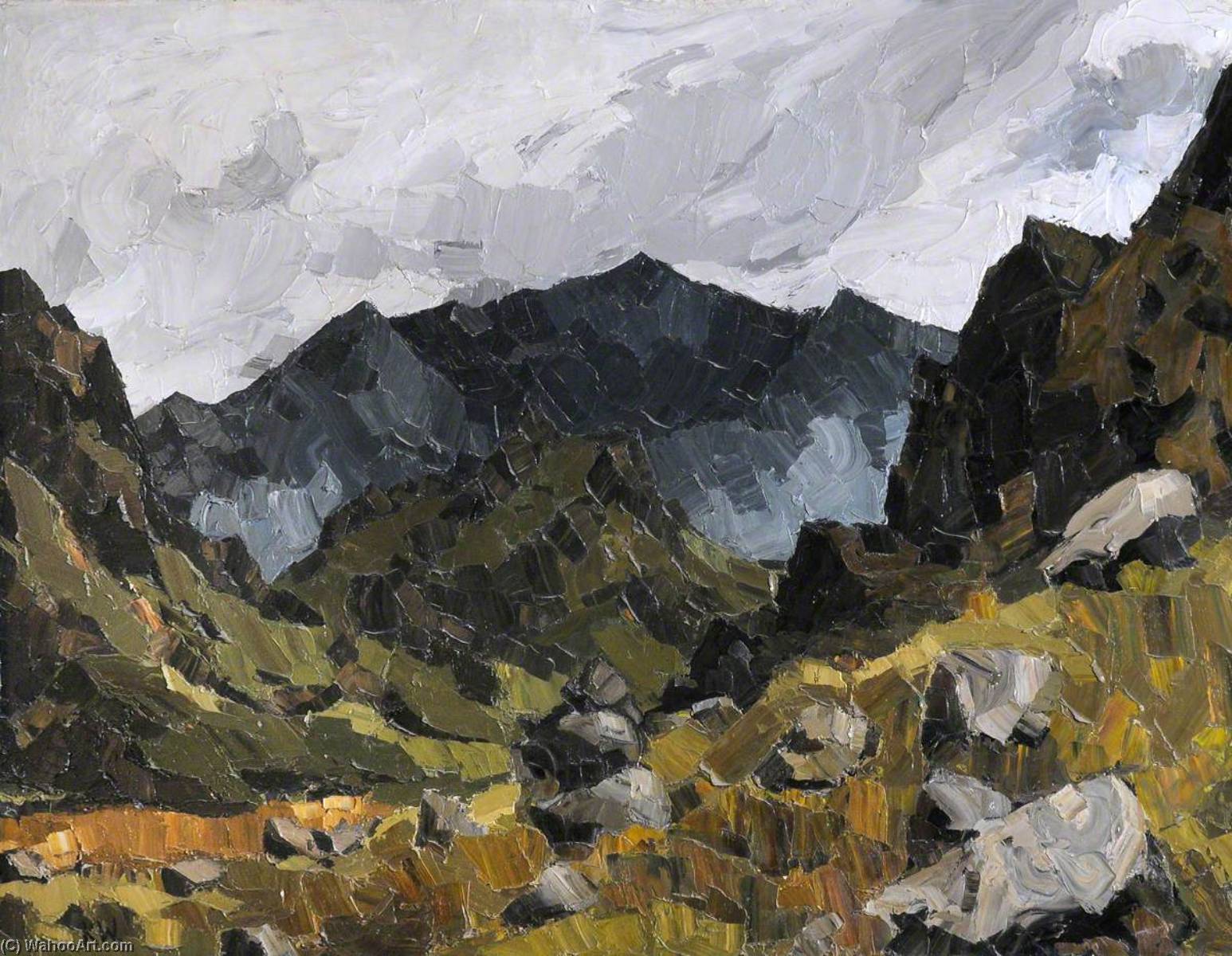 Snowdon de Drws Y Coed de John Kyffin Williams (1918-2006, United ...