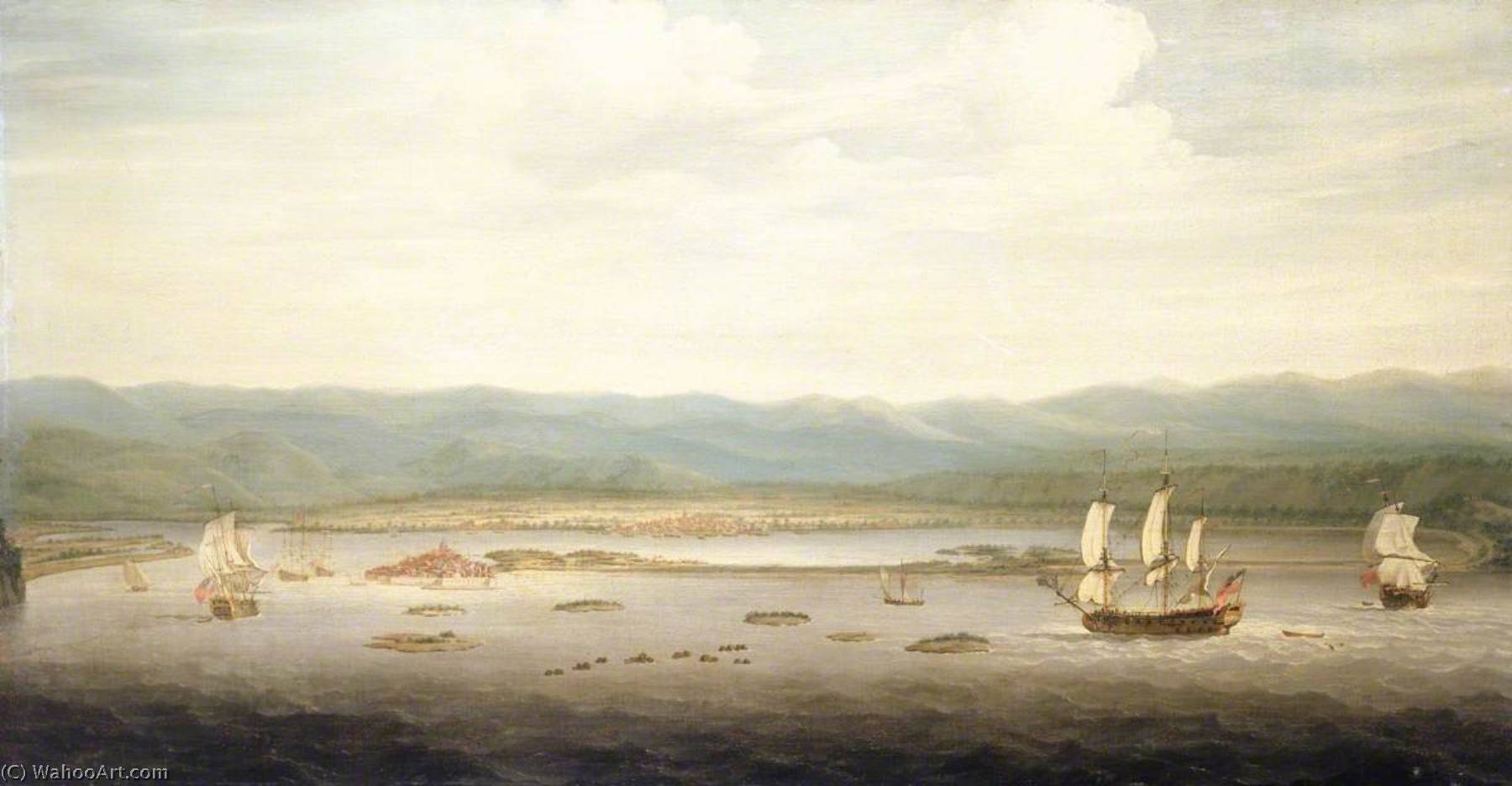Order Artwork Replica View of Port Royal, Jamaica, 1758 by Richard ...