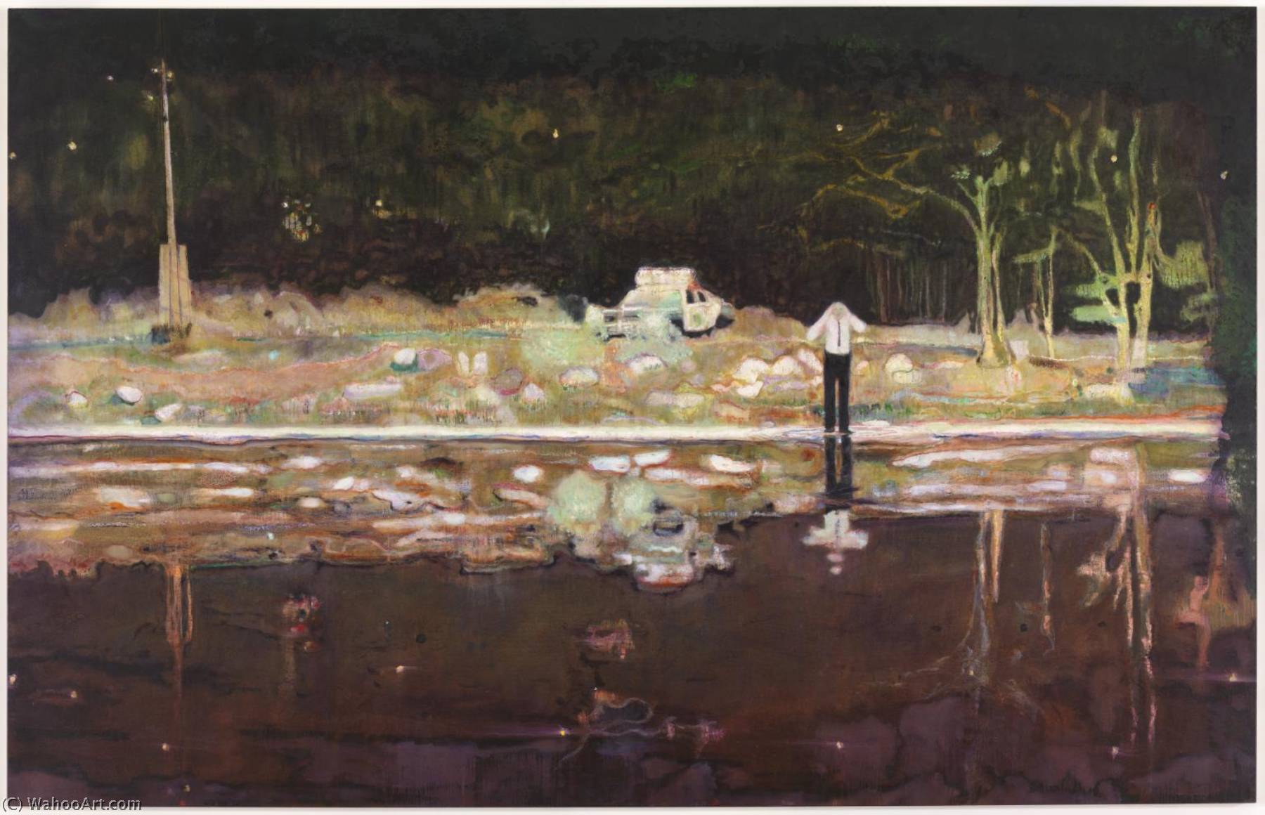 Lago Eco, 1998 de Peter Doig Peter Doig | WahooArt.com
