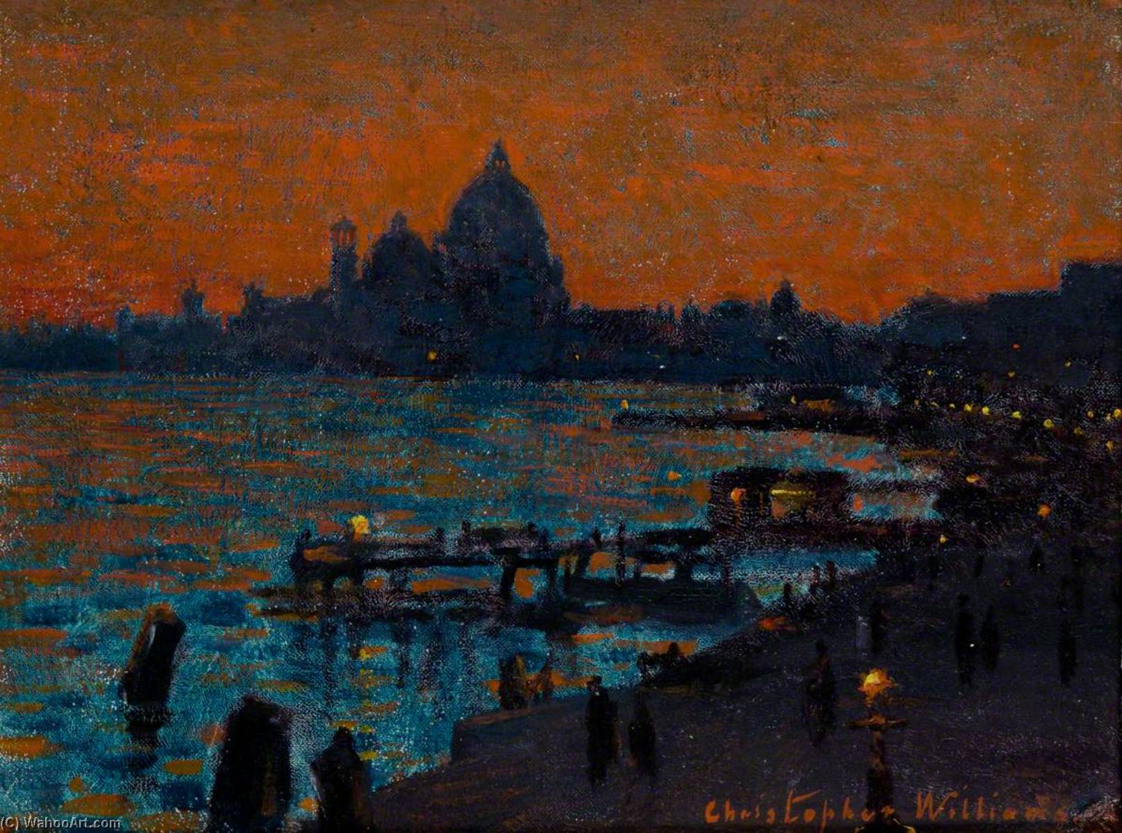 Obtenir Reproductions De Peintures Soirée Glow, Venise de Christopher ...