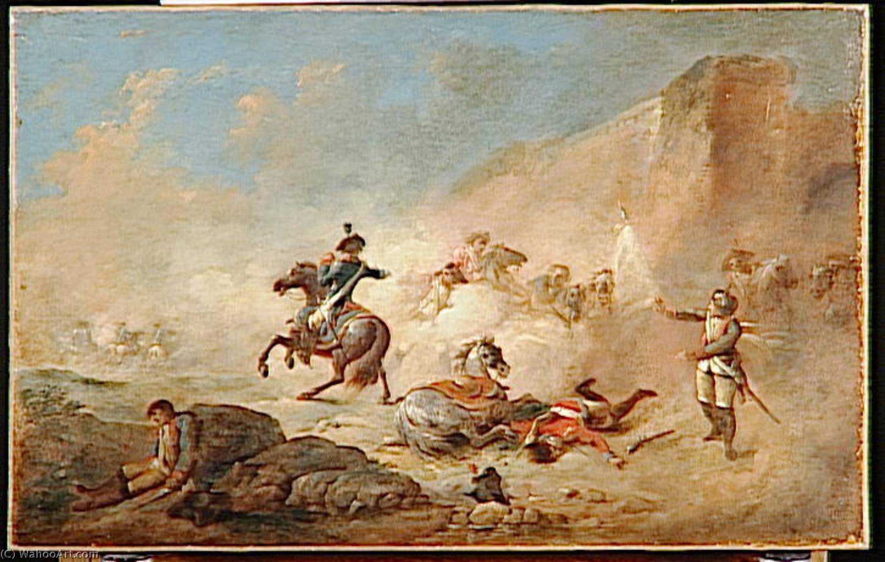 Holen Museumsqualität Prints CHOC DE CAVALERIES FRANCAISE ET ANGLAISE ...