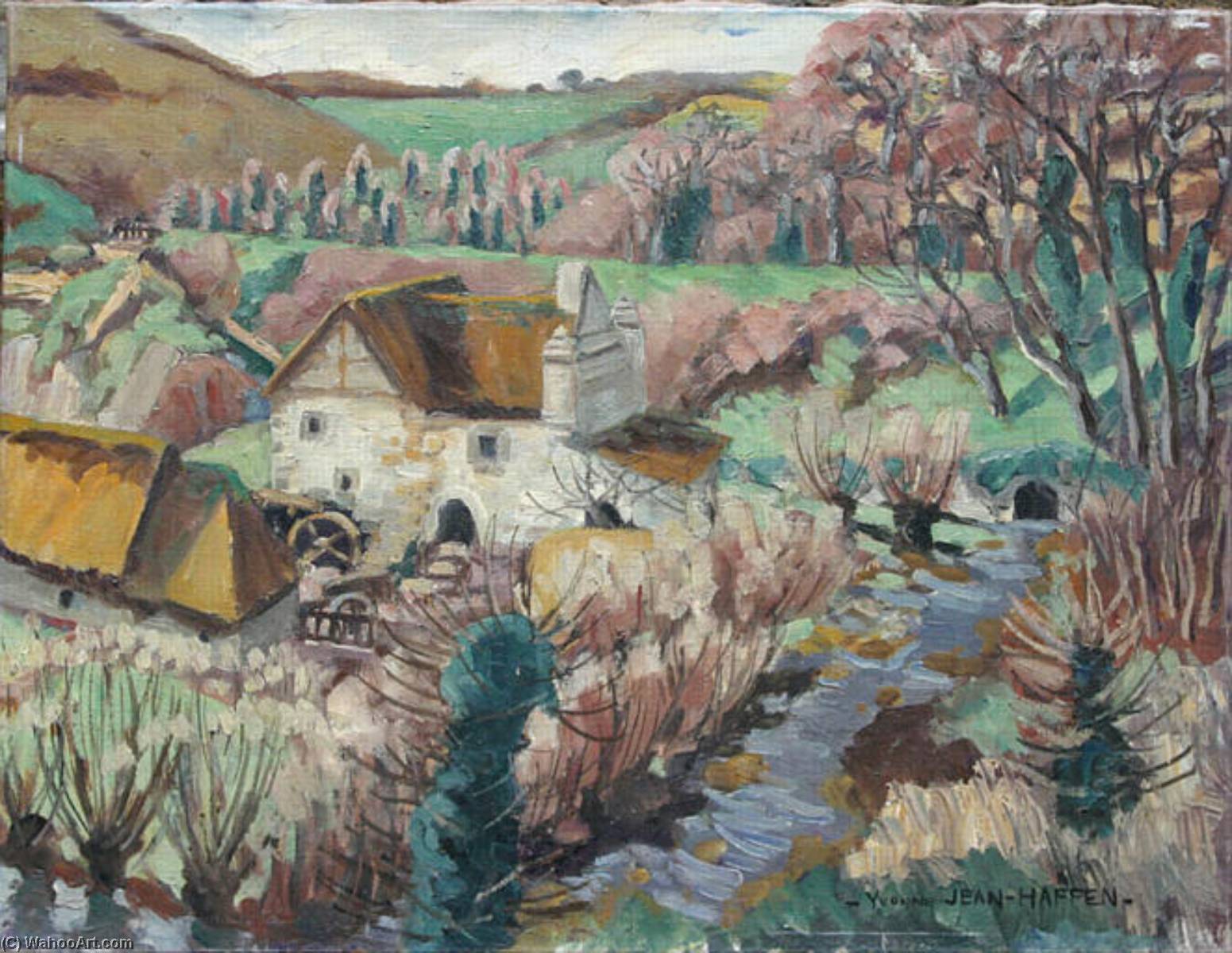 Reproductions D'art De Musée Moulin près de Concarneau (titre inscrit ...