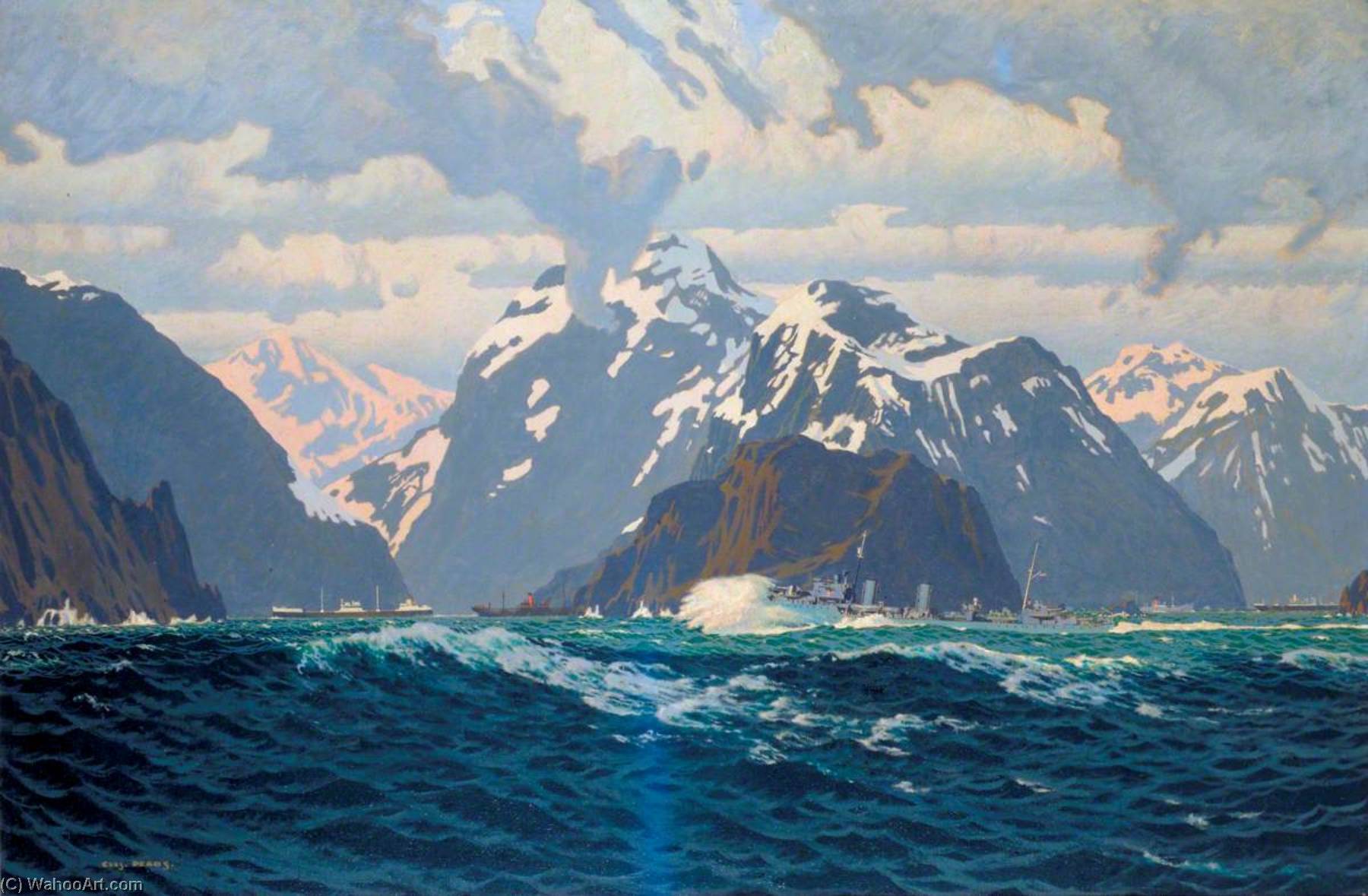 Order Artwork Replica The Norwegian Coast, Spring 1940, 1943 by Charles ...