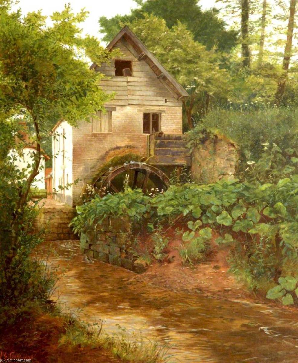 Gravura De Qualidade De Museu Comycombe Mill, Devon, 1898 por Edward ...