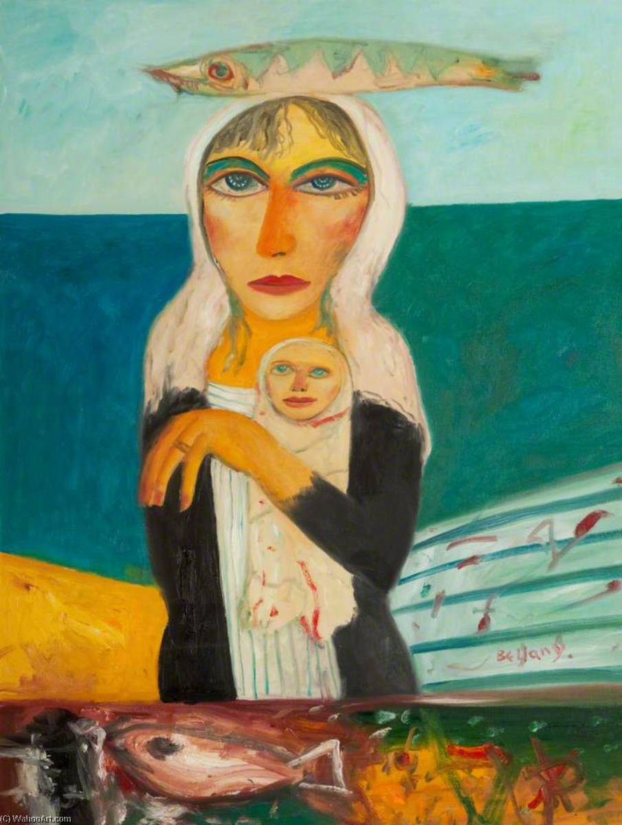 Scottish Mother and Child, 2005 by John Bellany (1942-2013) John ...
