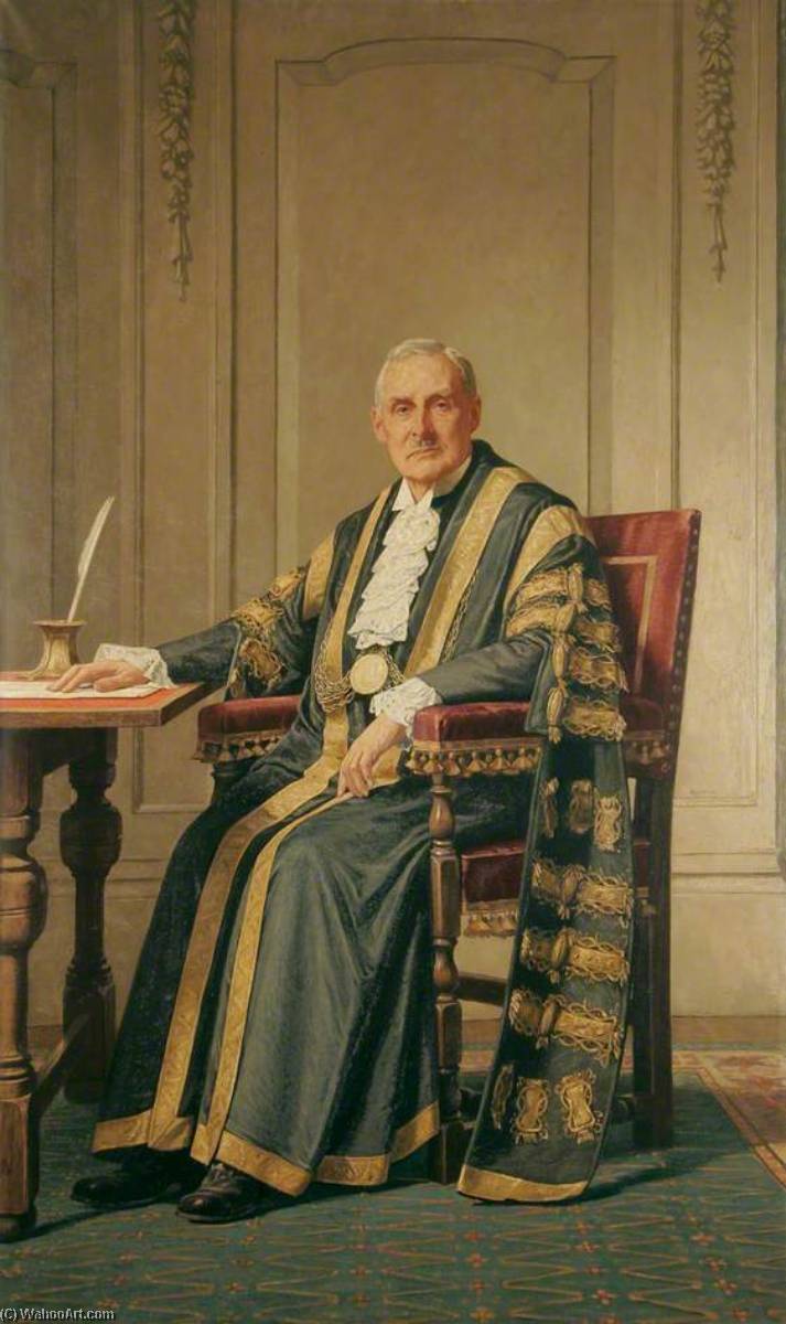 Riproduzioni D'arte Sir Henry N. Holmes (1868-1940), Lord Mayor di ...