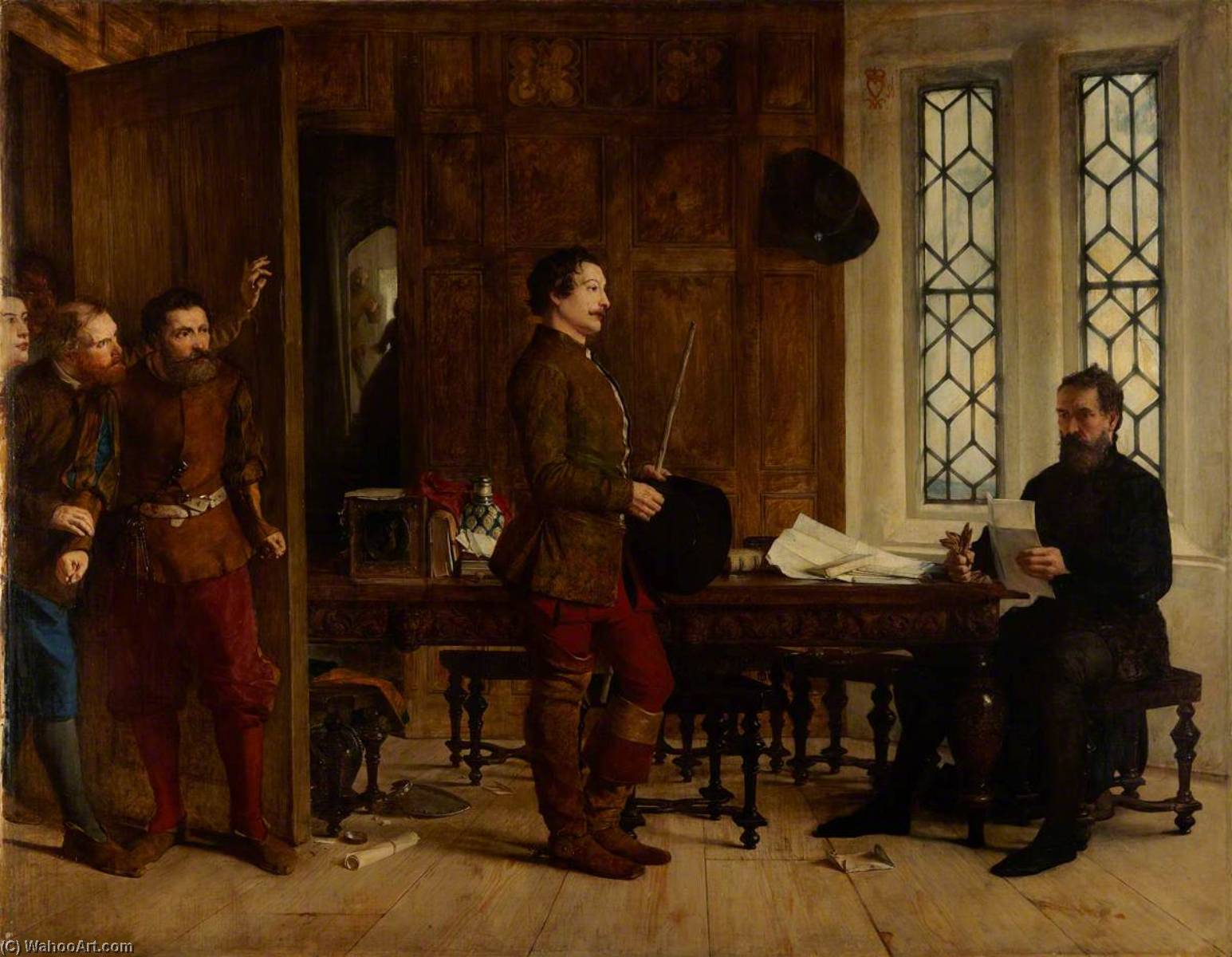 Get Paintings Reproductions The Messenger of Evil Tidings, 1856 by ...