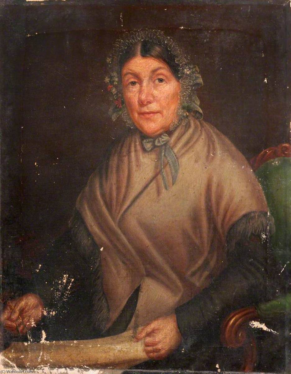 Purchase Oil Painting Replica Mrs Elen Edwards, 1859 by William Roos ...