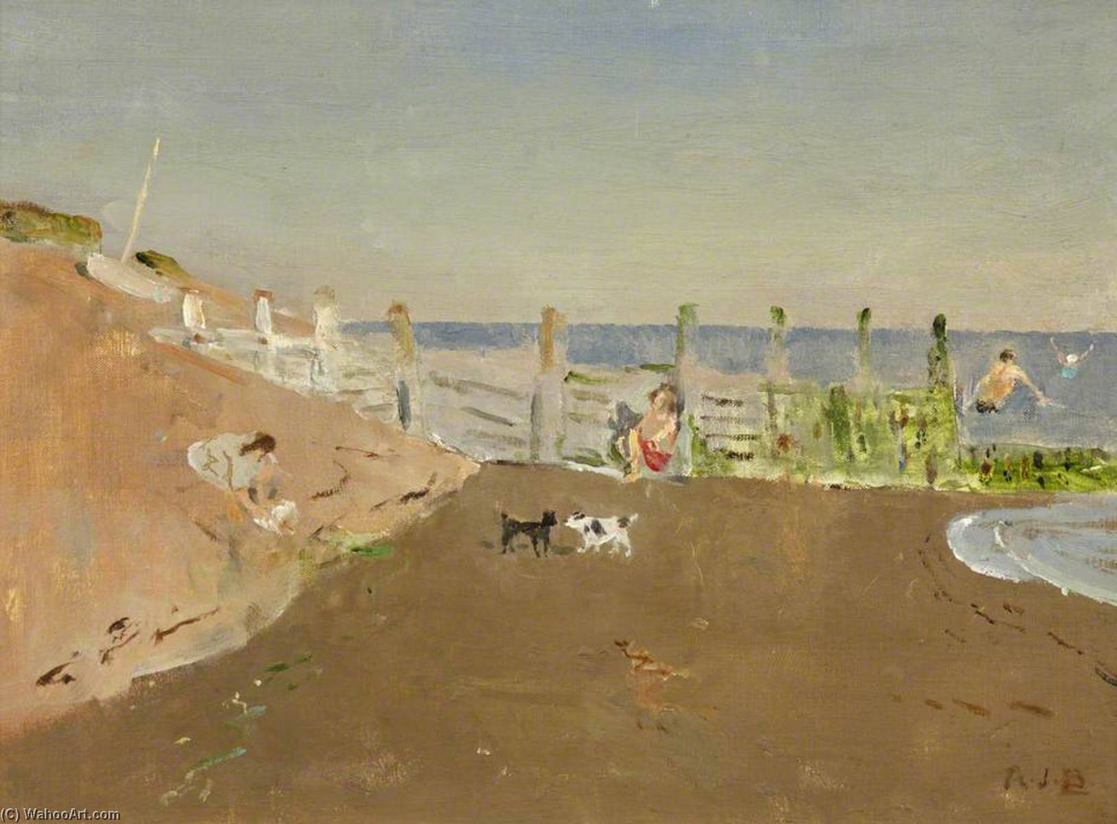 Pedir Reproducciones De Arte El Breakwater de Rodney Joseph Burn ...