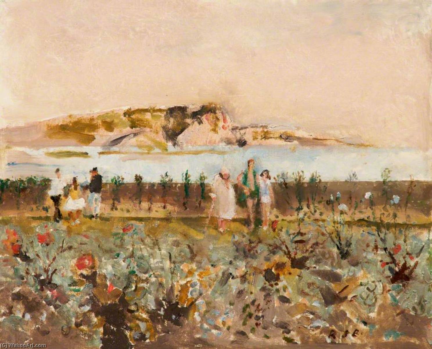 Reproduções De Belas Artes St Brelade`s Bay, Jersey por Rodney Joseph ...