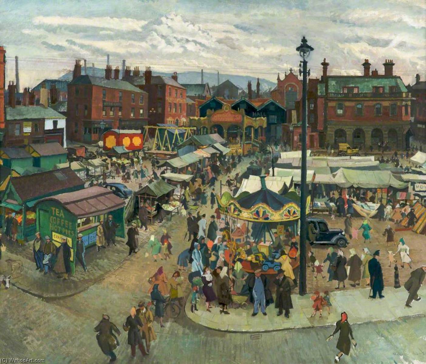 Museum Art Reproductions | Northern Saturday, 1948 by Harry Rutherford ...