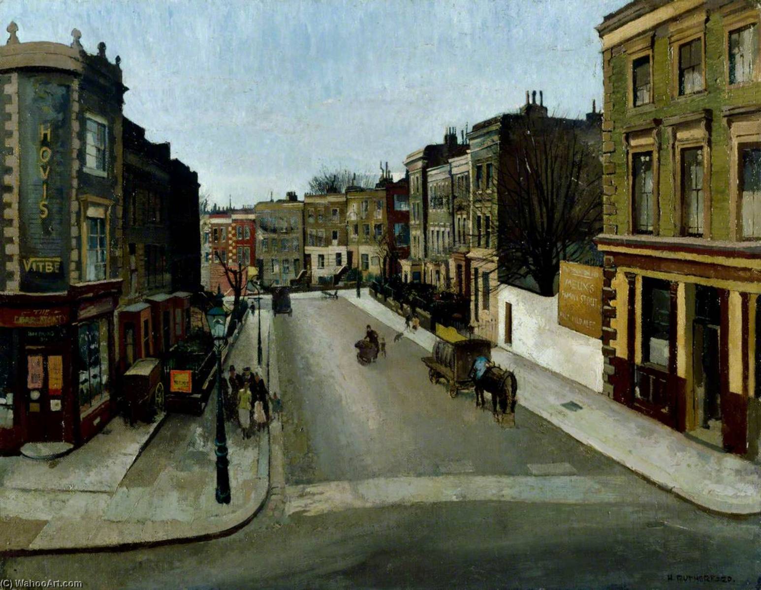 Reproductions De Qualité Musée Camden Town Street, 1935 de Harry ...