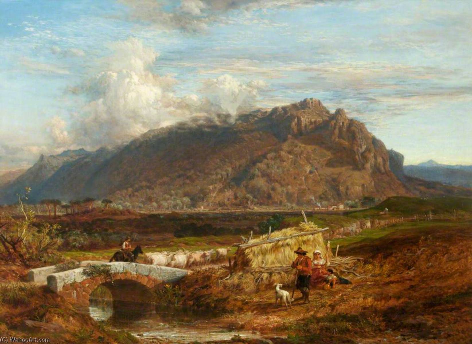 Reproductions D'art Monte Soracte en Campagna romaine de Frederick Lee ...