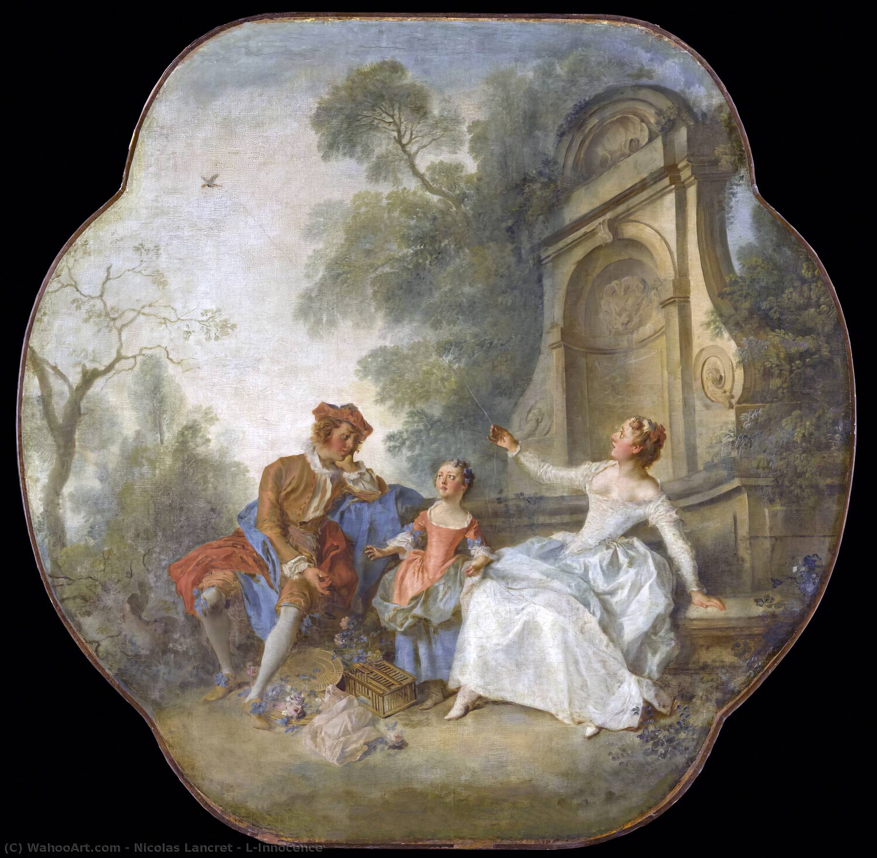 Get Paintings Reproductions L`Innocence by Nicolas Lancret (1690-1743 ...