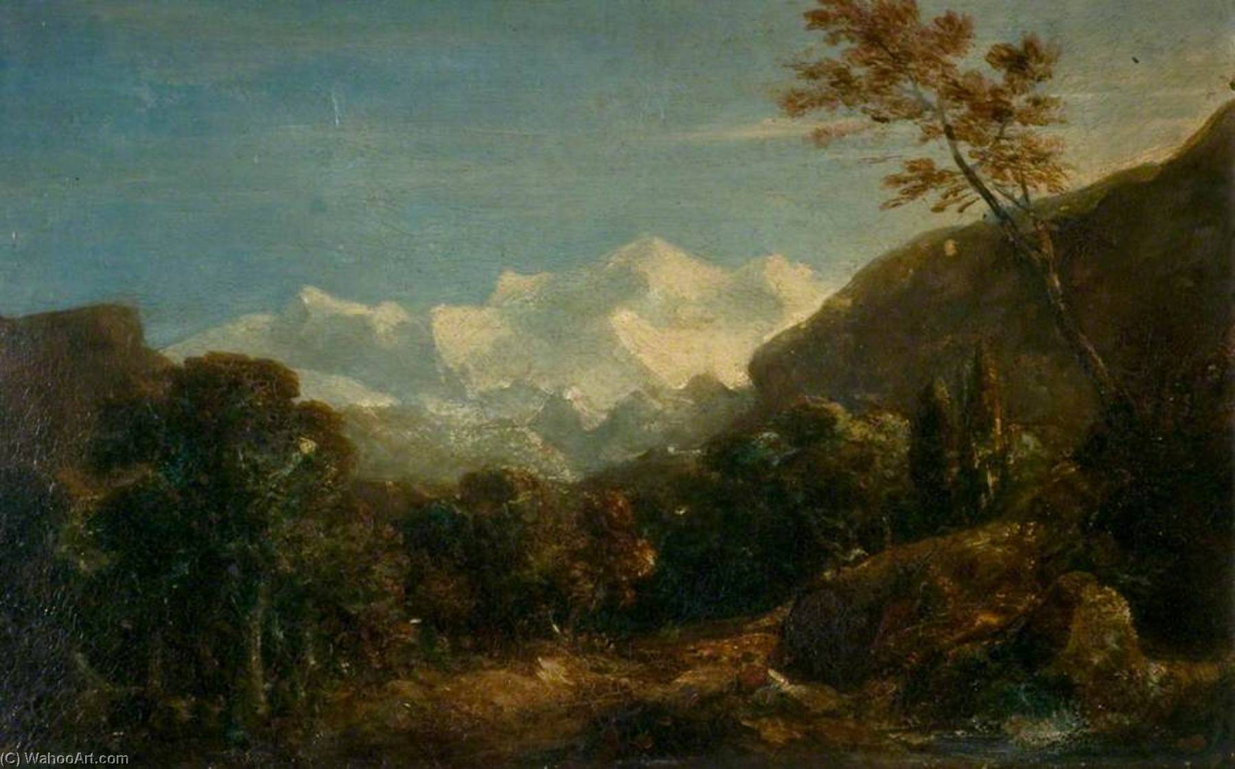 Purchase Oil Painting Replica Swiss Landscape, 1819 by George Howland ...