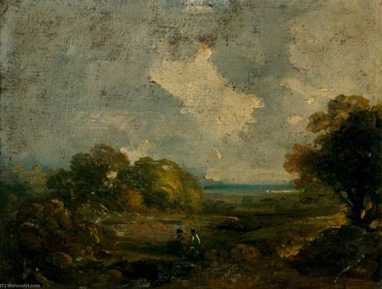Get Art Reproductions Landscape with Figures, 1827 by George Howland ...