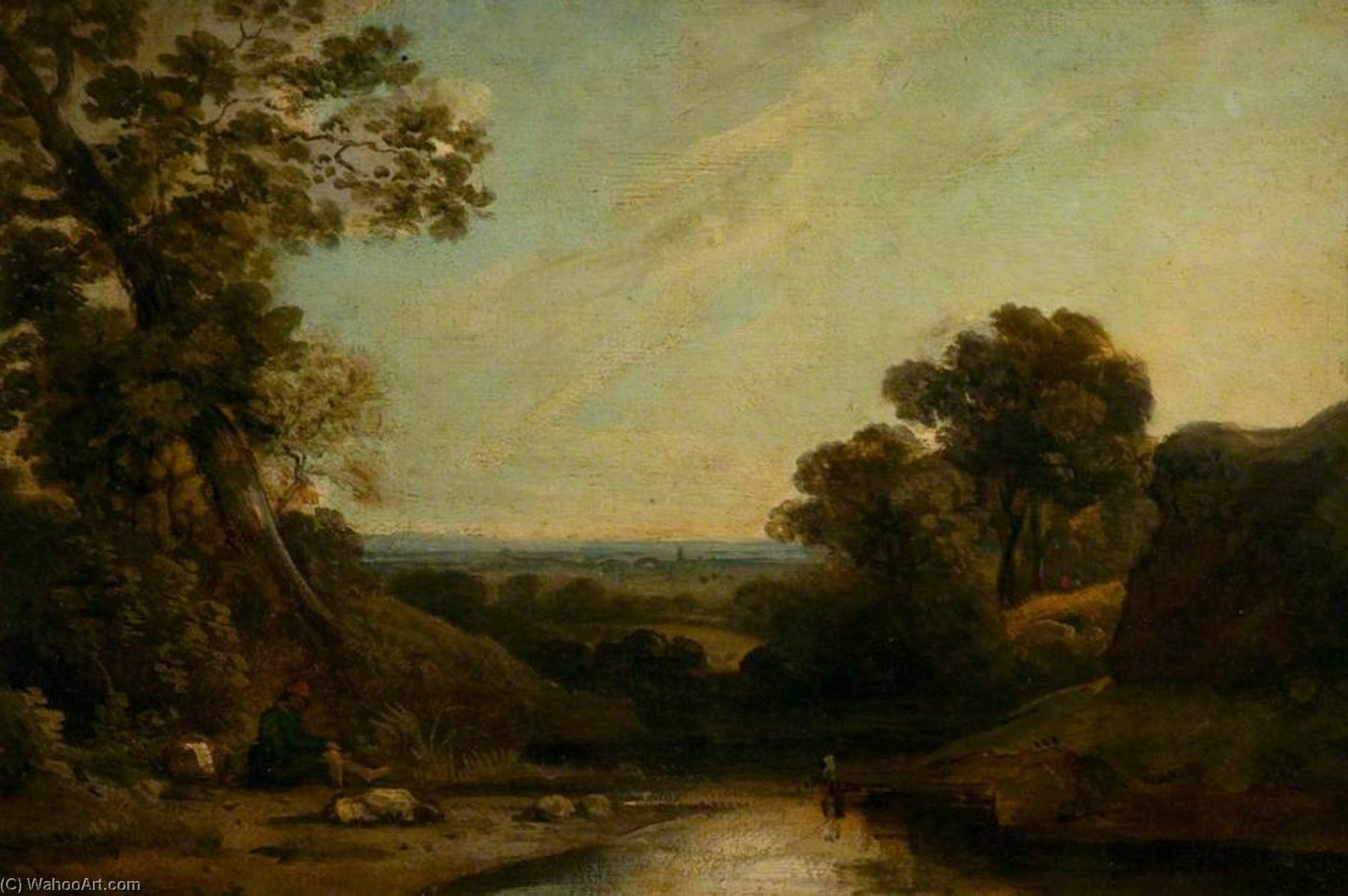 Museum Art Reproductions Near Coleorton, Leicestershire, 1823 by George ...