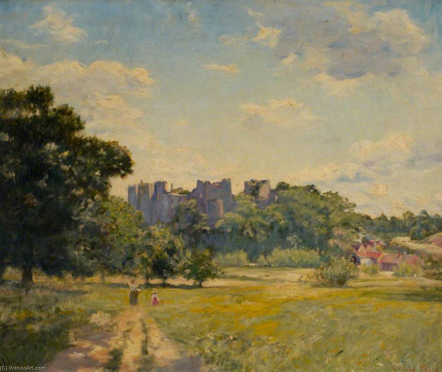 Museum Art Reproductions Ludlow Castle, 1908 by Susan Isabel Dacre ...