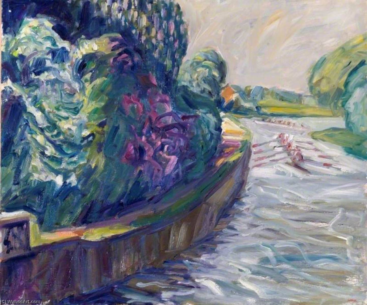 Perto Iffley Lock, Oxfordshire, 2001 por Nick Schlee Nick Schlee ...