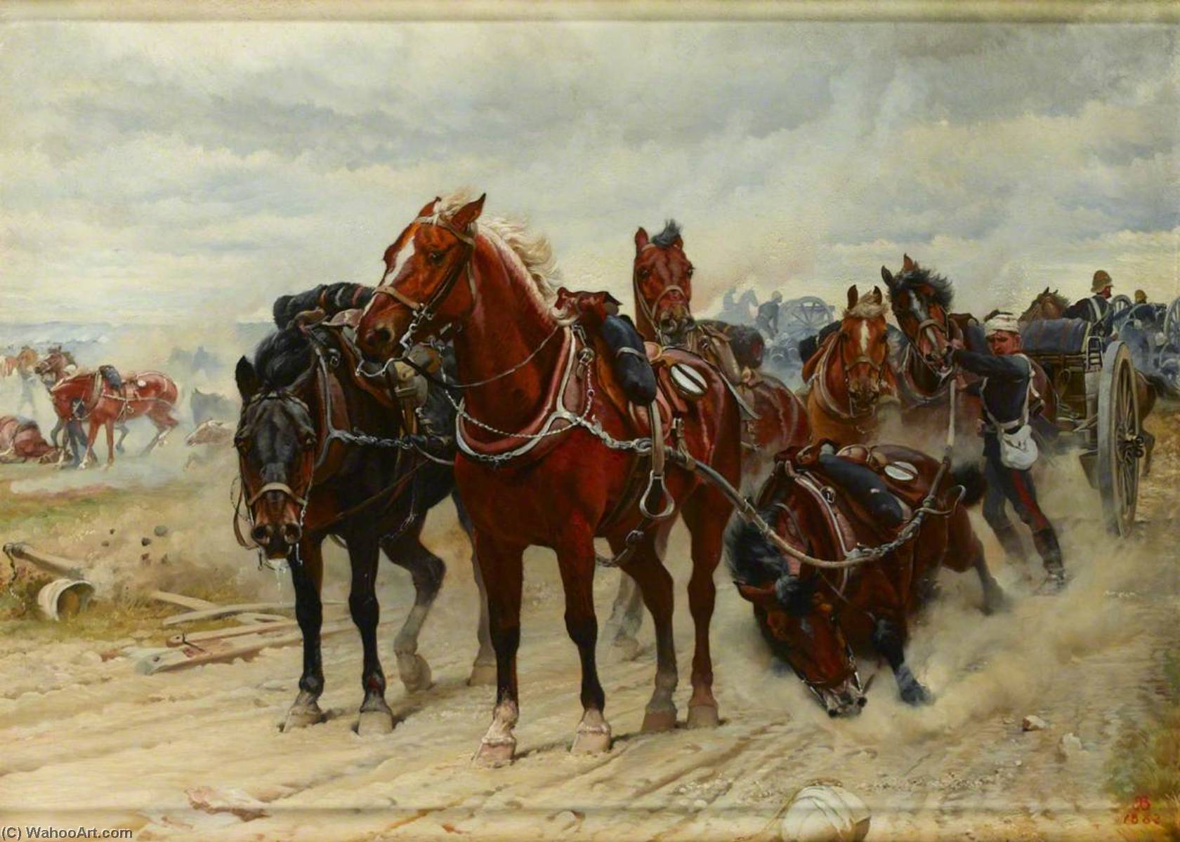 Kauf Museum Kunstreproduktionen Patient Heroes, ein Royal Horse ...