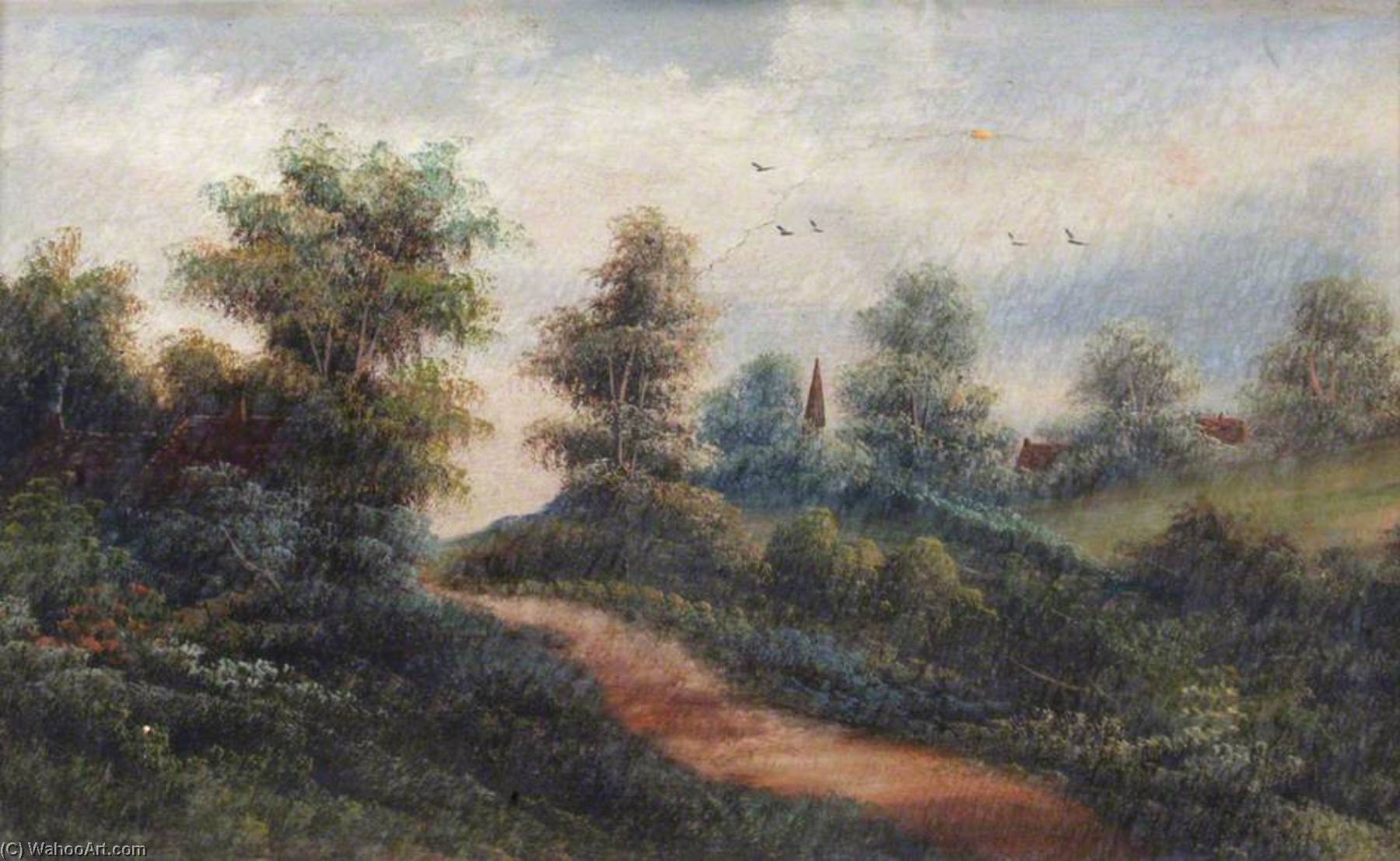 Riproduzioni D'arte Paesaggio rurale di Martin Snape (1852-1930 ...