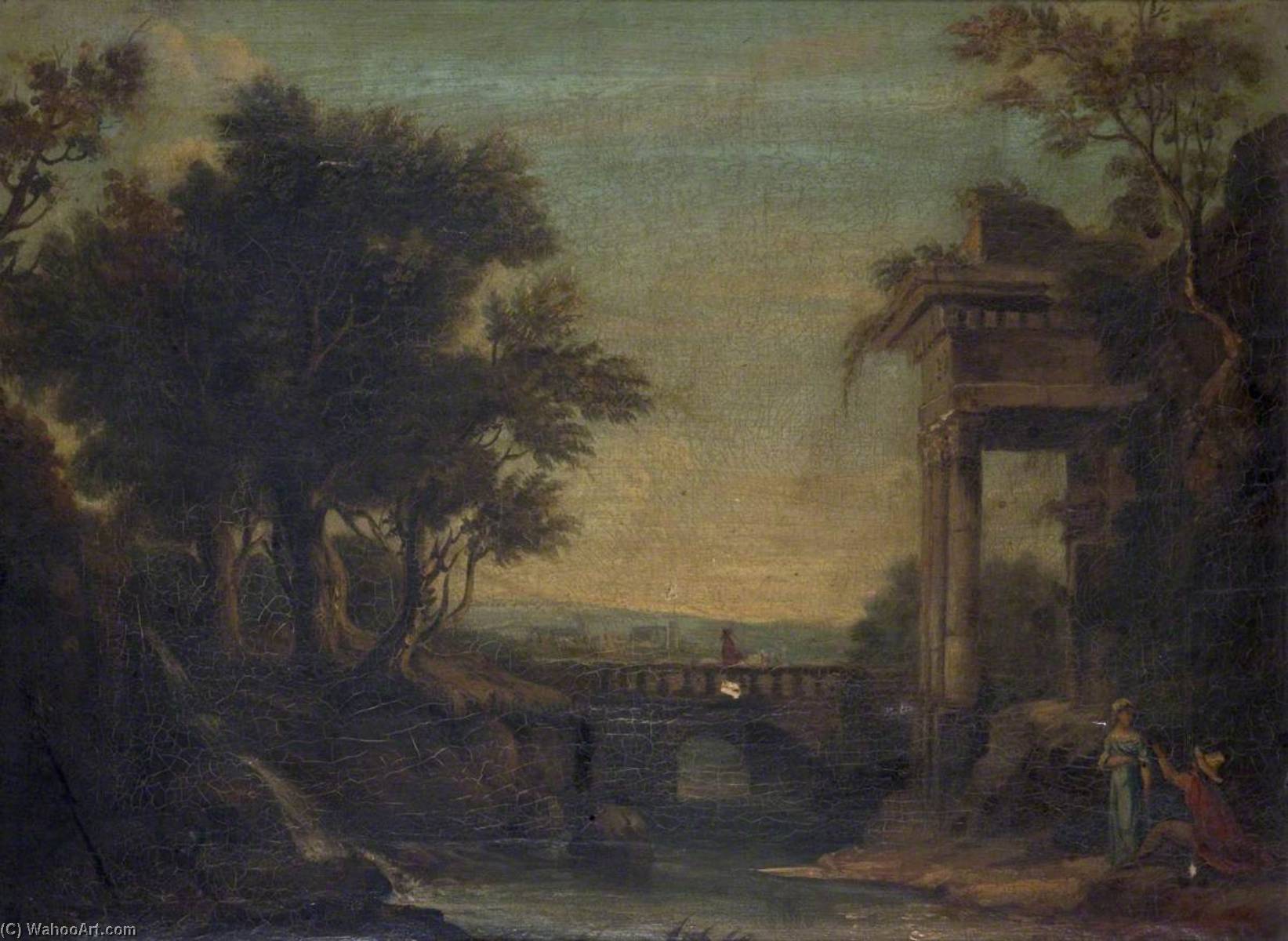 Order Artwork Replica Italian Landscape by Alexander Wilson (1766-1813 ...