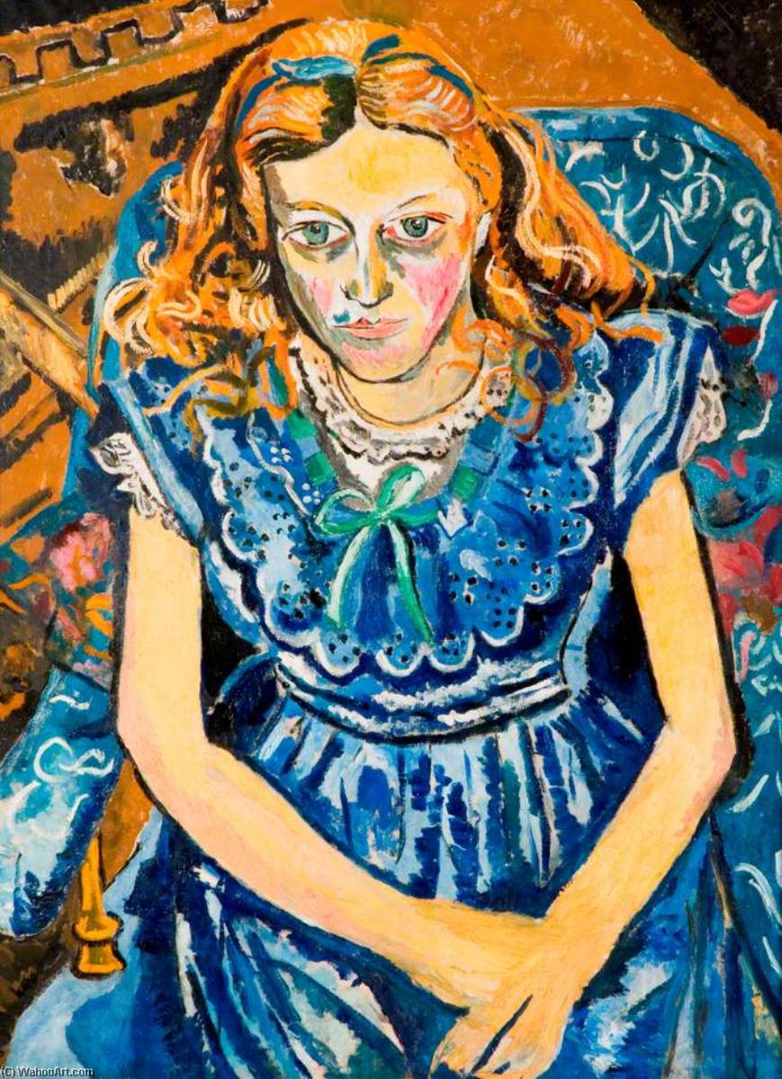 Art Reproductions The Blue Girl, 1948 by Theodore Garman (Inspired By ...