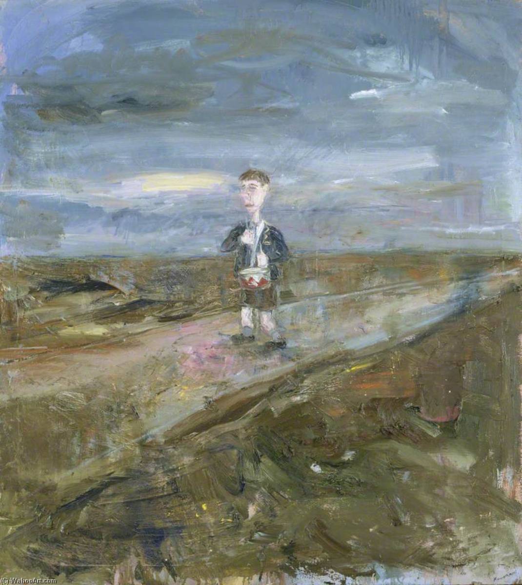 On the Road Alone, 1989 by Henry Kondracki Henry Kondracki | WahooArt.com