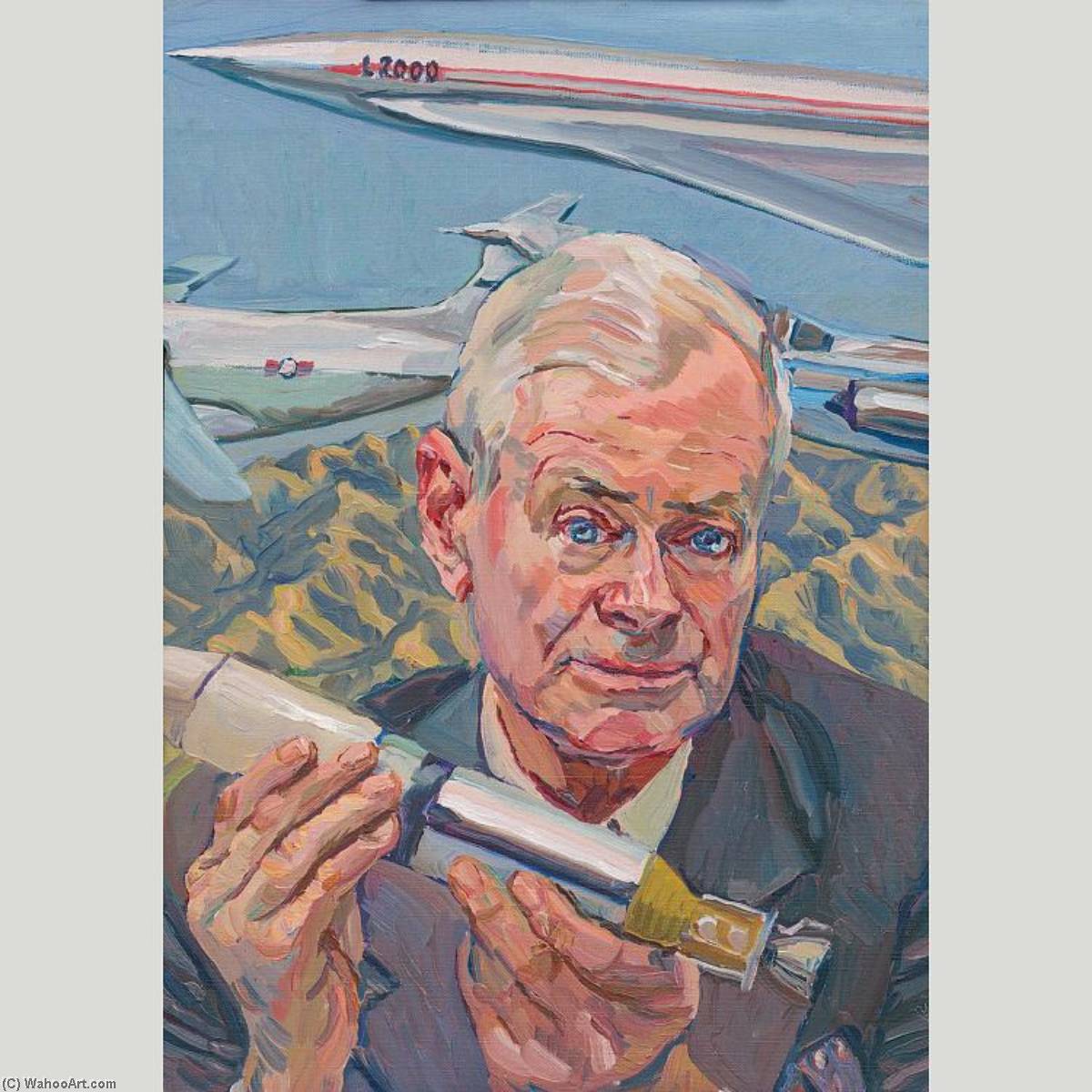 Museum Art Reproductions Courtlandt S. Gross, 1966 by Henry Koerner ...