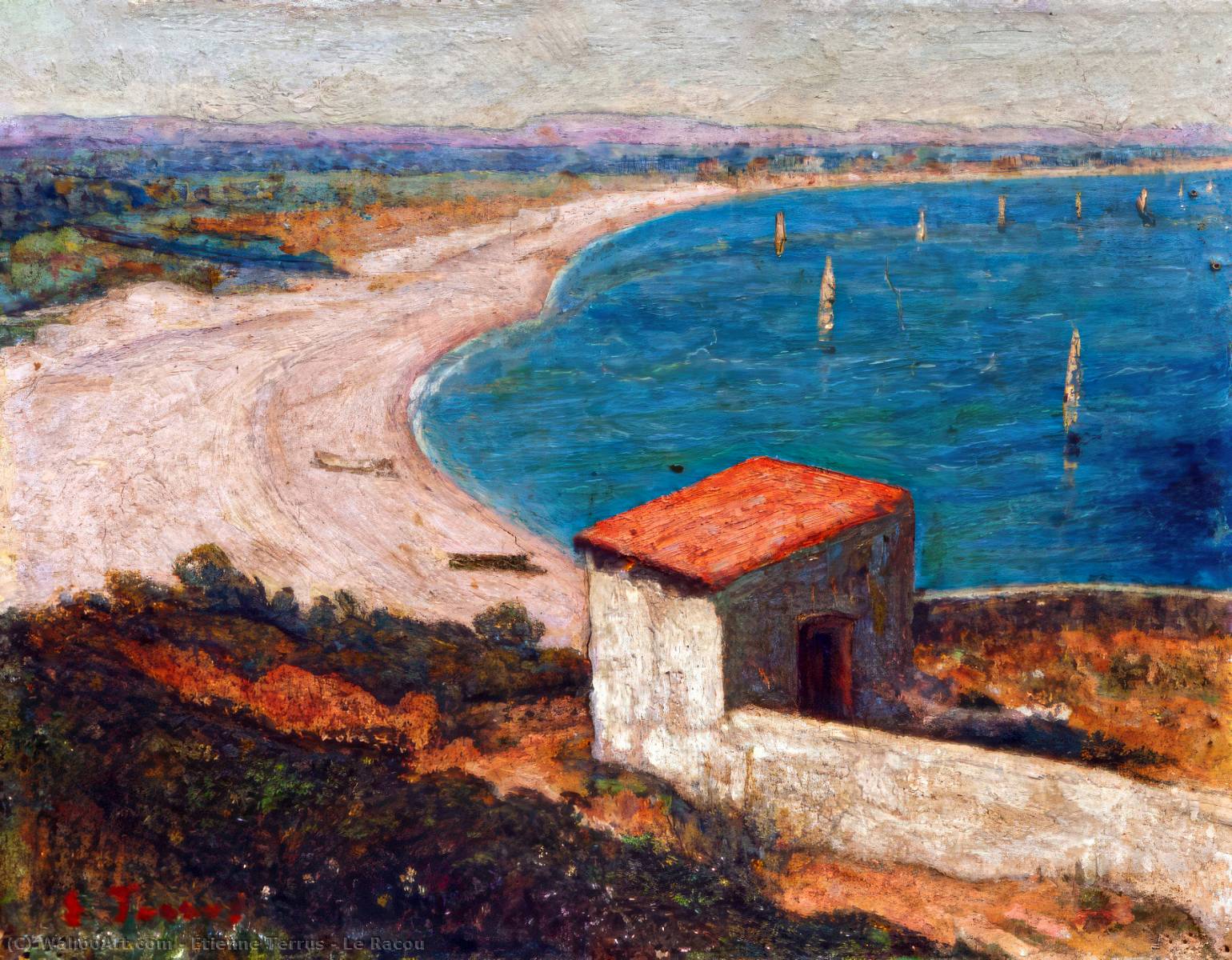 Museum Art Reproductions Le Racou by Étienne Terrus (1857-1922 ...