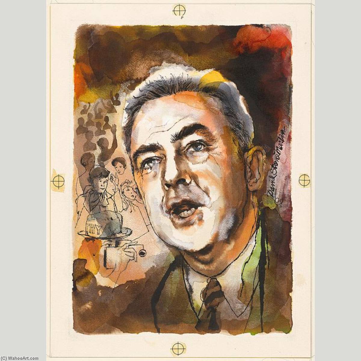 Eugene McCarthy, 1968 de David Stone Martin (1913-1992) David Stone ...
