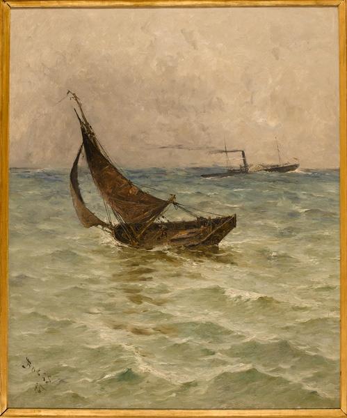 Comprar Reproducciones De Arte Del Museo Barque de pêche, à Trouville de Frank Myers Boggs (1855 ...