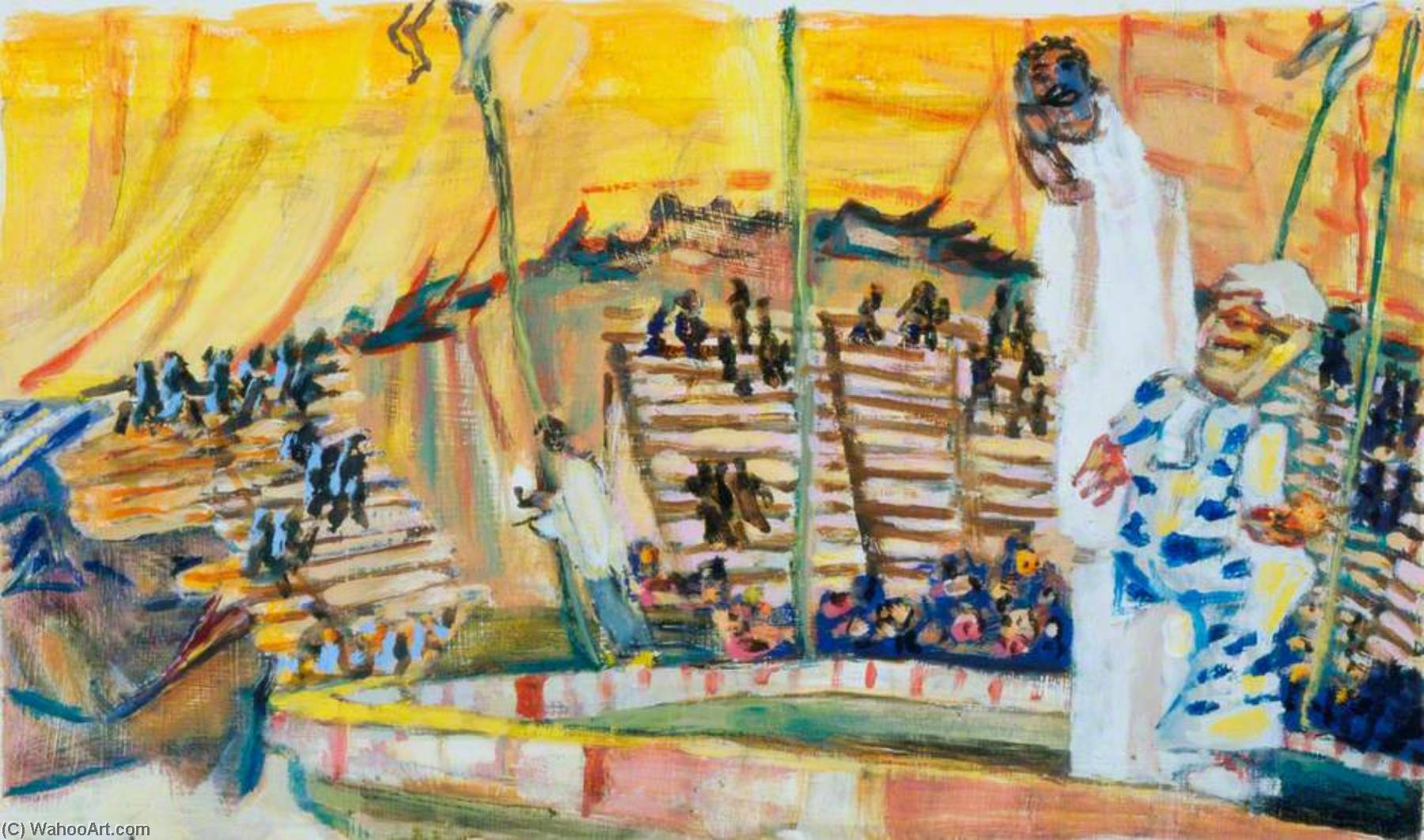 Afternoon Circus, Ahmedabad, 1995 by Timothy Hyman Timothy Hyman ...