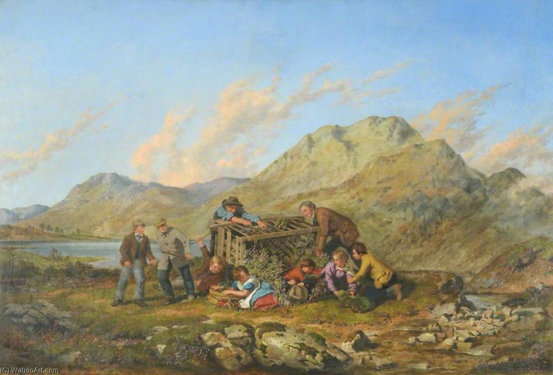 Artwork Replica The Downfall of Pride, 1864 by Jacob Thompson (1810 ...