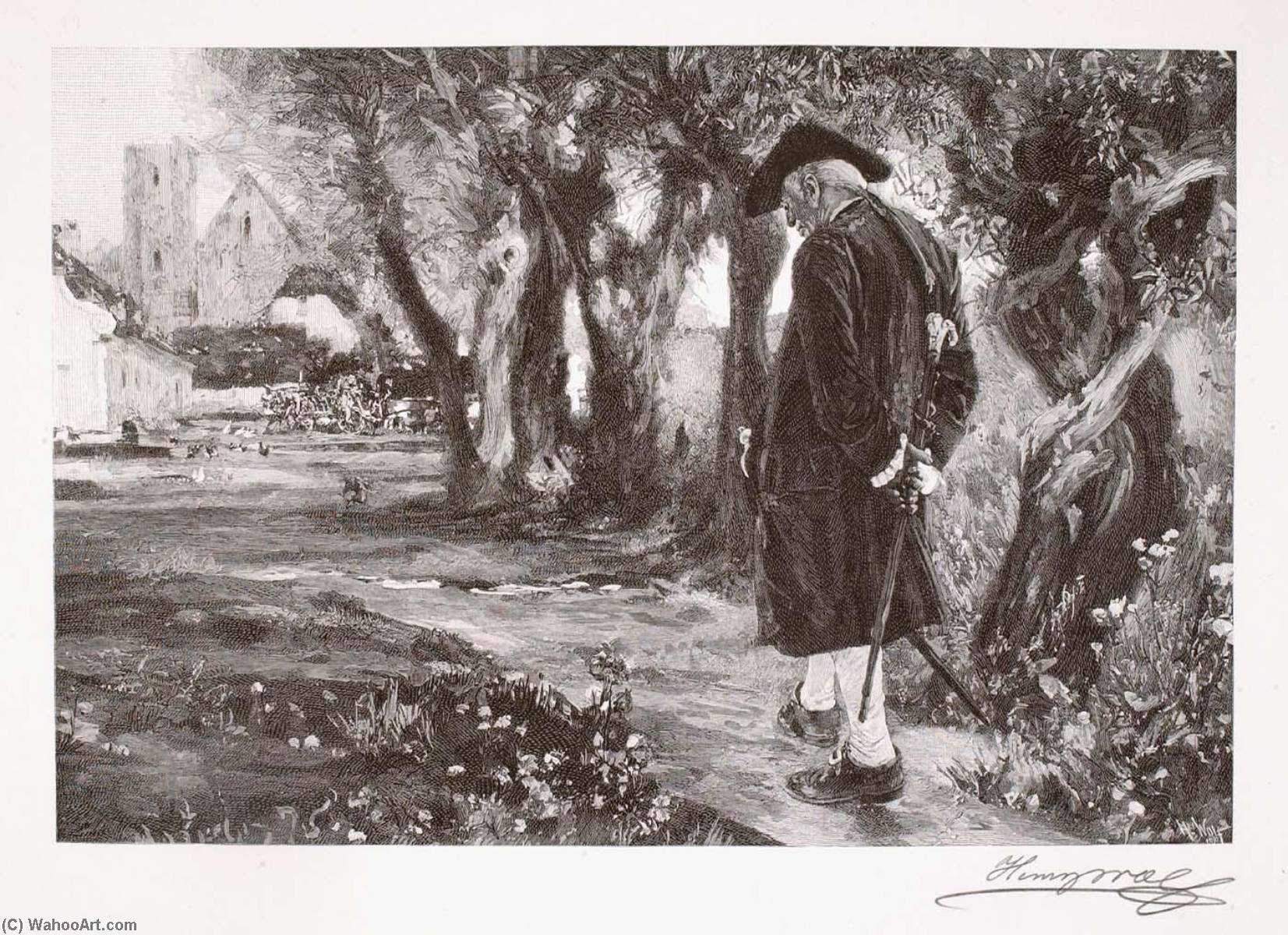 The Promenader, 1890 by Henry Wolf (1925-2005, Austria) Henry Wolf ...