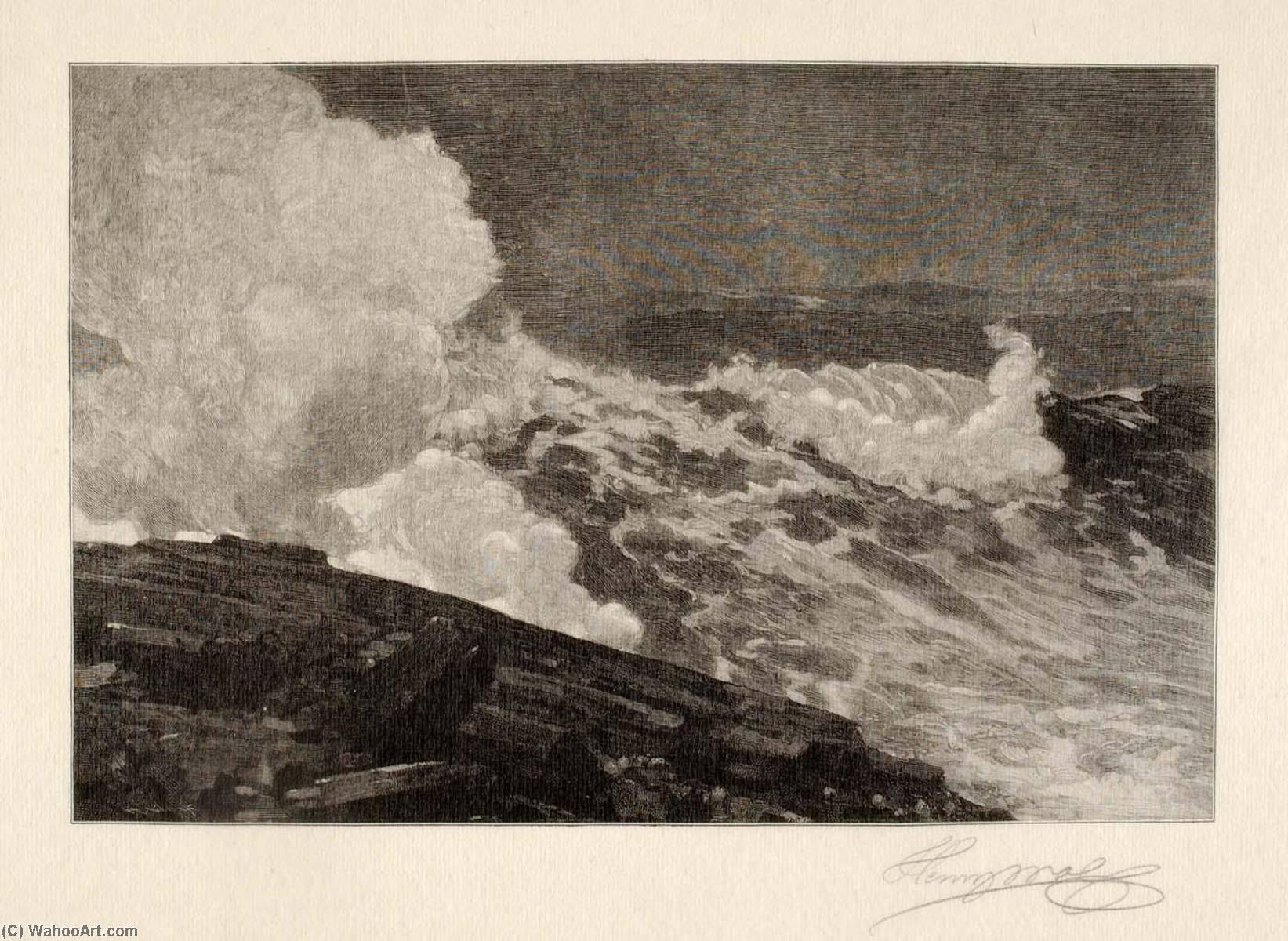 North Easter, 1908 by Henry Wolf (1925-2005, Austria) Henry Wolf ...