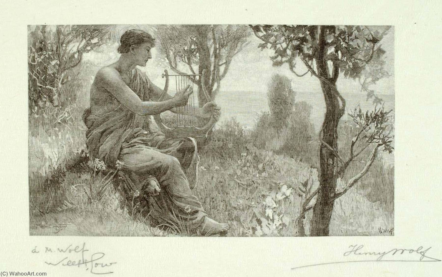 Spring, 1891 by Henry Wolf (1925-2005, Austria) Henry Wolf | WahooArt.com