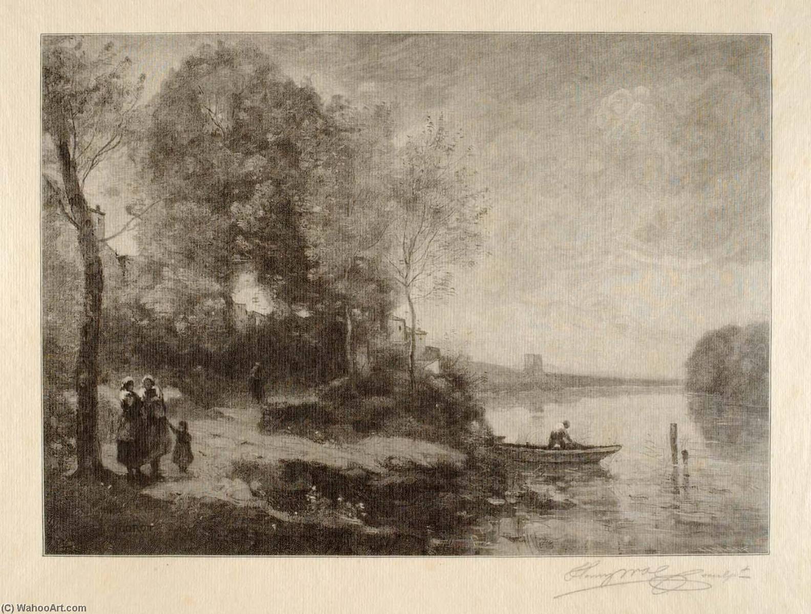 La Riviere a la Tour Lointaine, 1913 by Henry Wolf (1925-2005, Austria ...