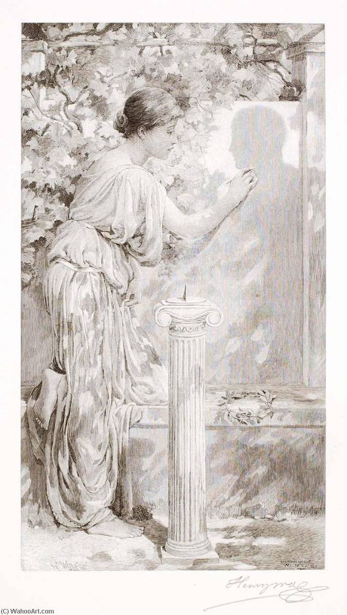 The Portrait, 1890 by Henry Wolf (1925-2005, Austria) Henry Wolf ...