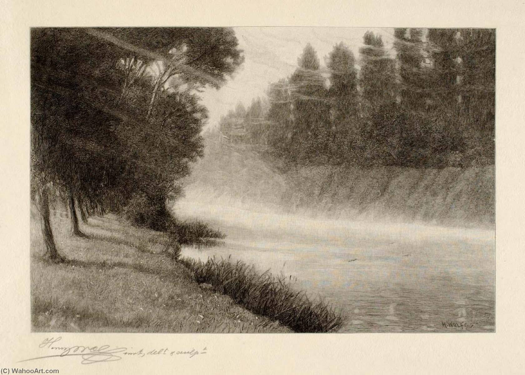 Morning Mists, 1907 by Henry Wolf (1925-2005, Austria) Henry Wolf ...