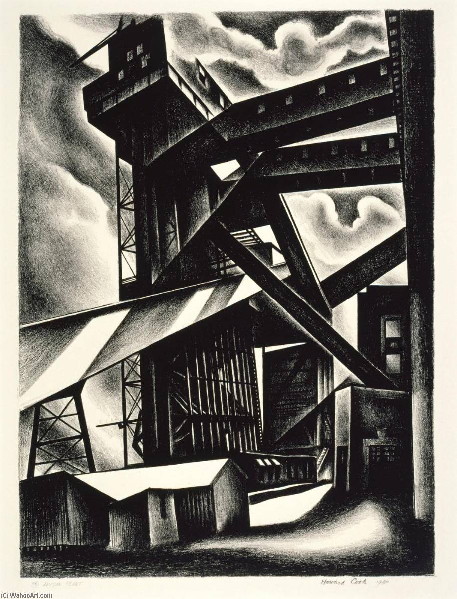 Get Art Reproductions Edison Plant, 1930 by Howard Cook (Inspired By ...