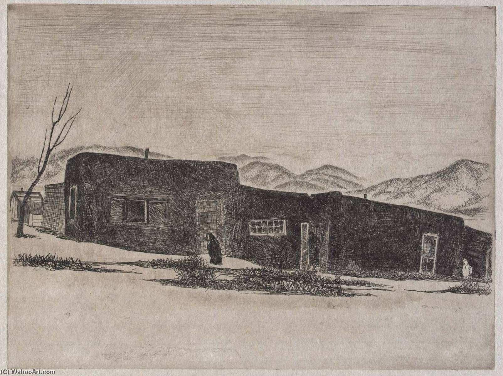 Grabados De Calidad Del Museo Taos Adobe, 1927 de Howard Cook ...