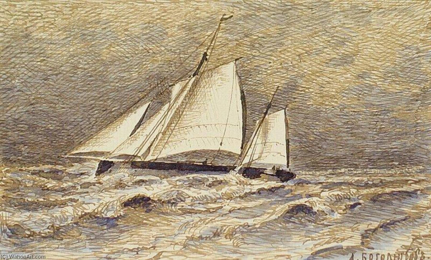 Ordem Reproduções De Arte Marina por Alexei Petrovich Bogoliubov (1824 ...