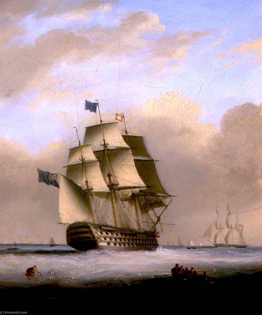Ordem Reproduções De Arte HMS `Britannia ` por Nicholas Matthew Condy ...