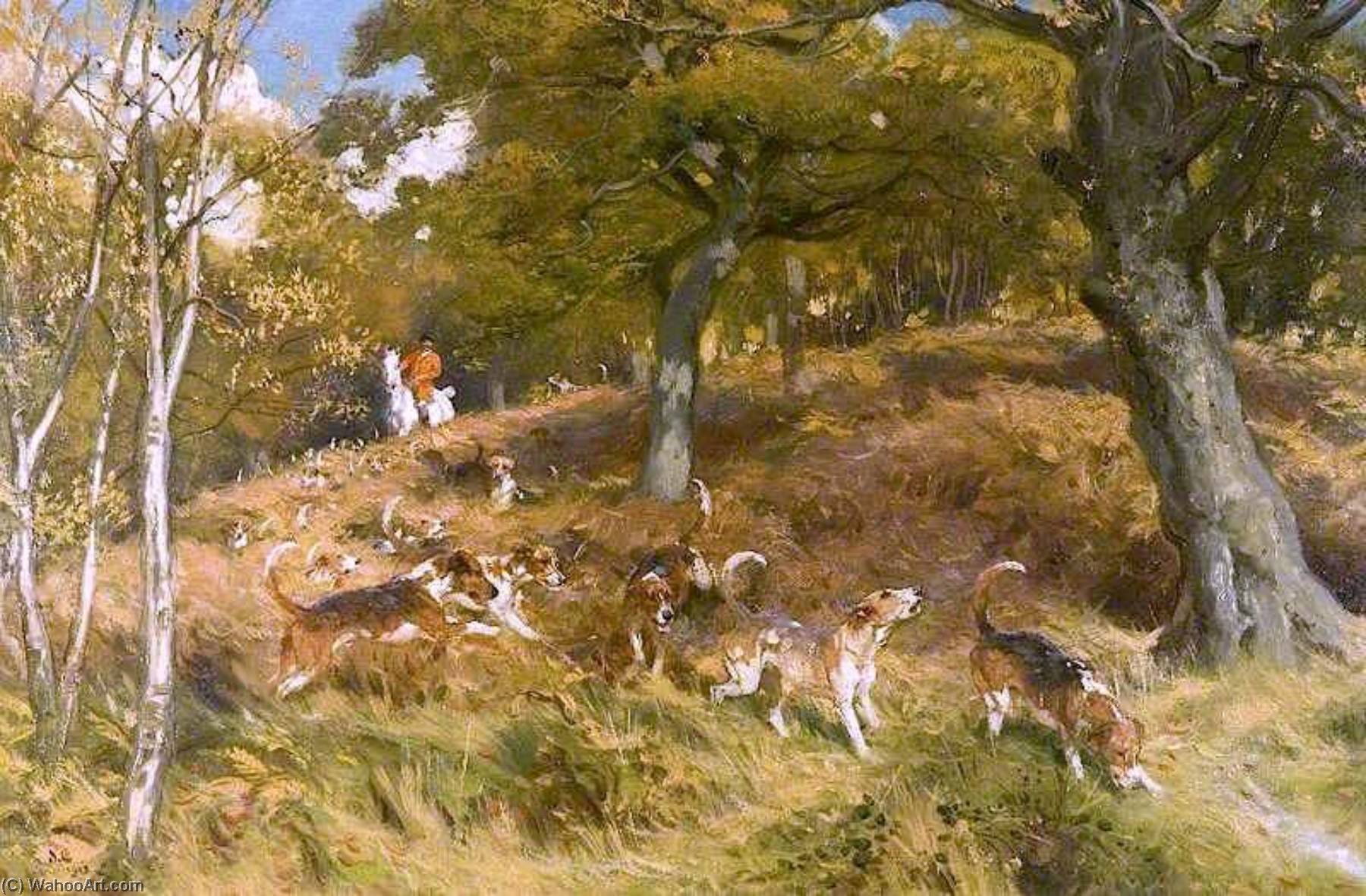 Reproducciones De Arte Escena de caza, 1913 de John Charlton (1849-1917 ...