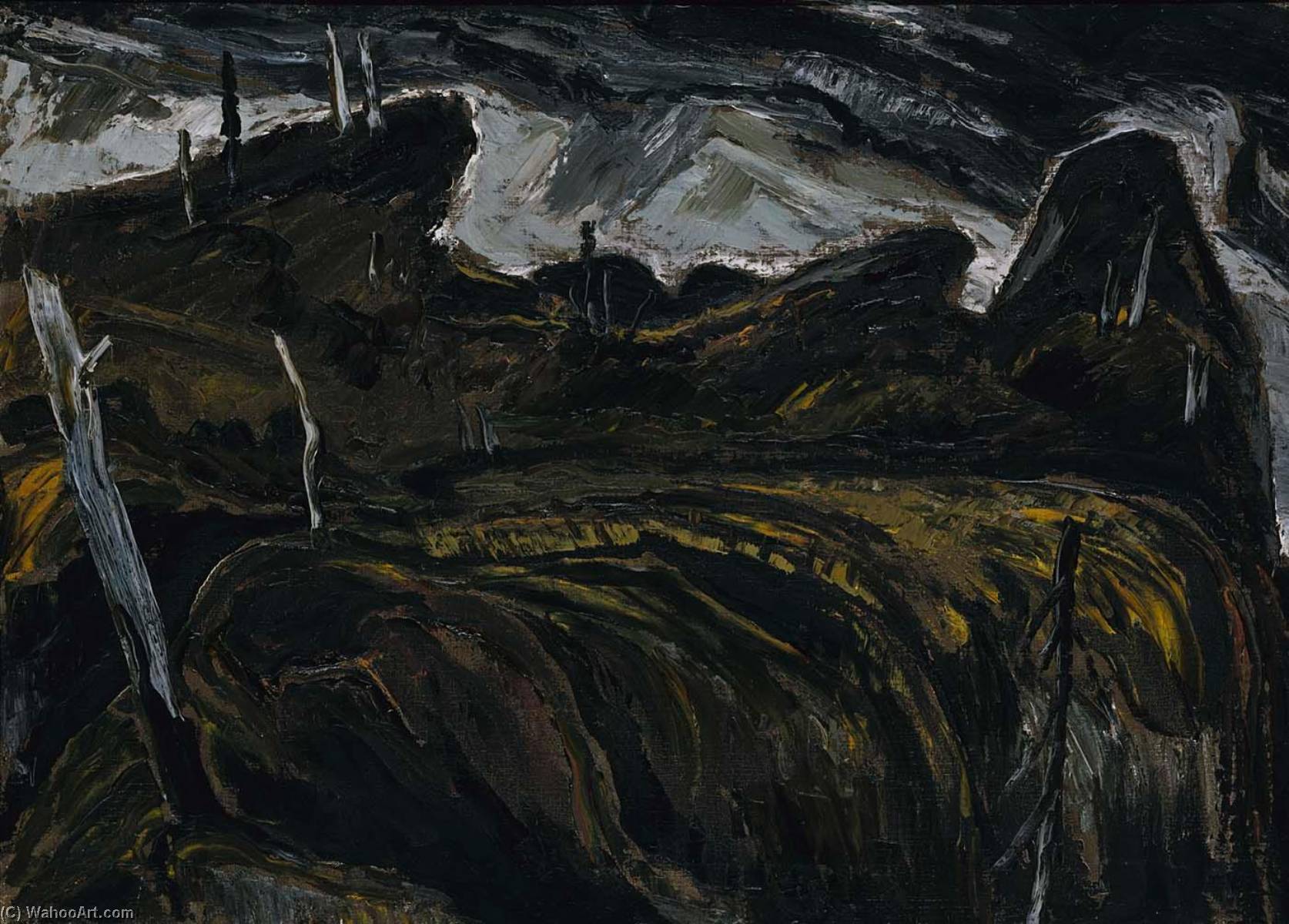 Logged Mountains, 1943 by Morris Graves (1910-2001) Morris Graves ...