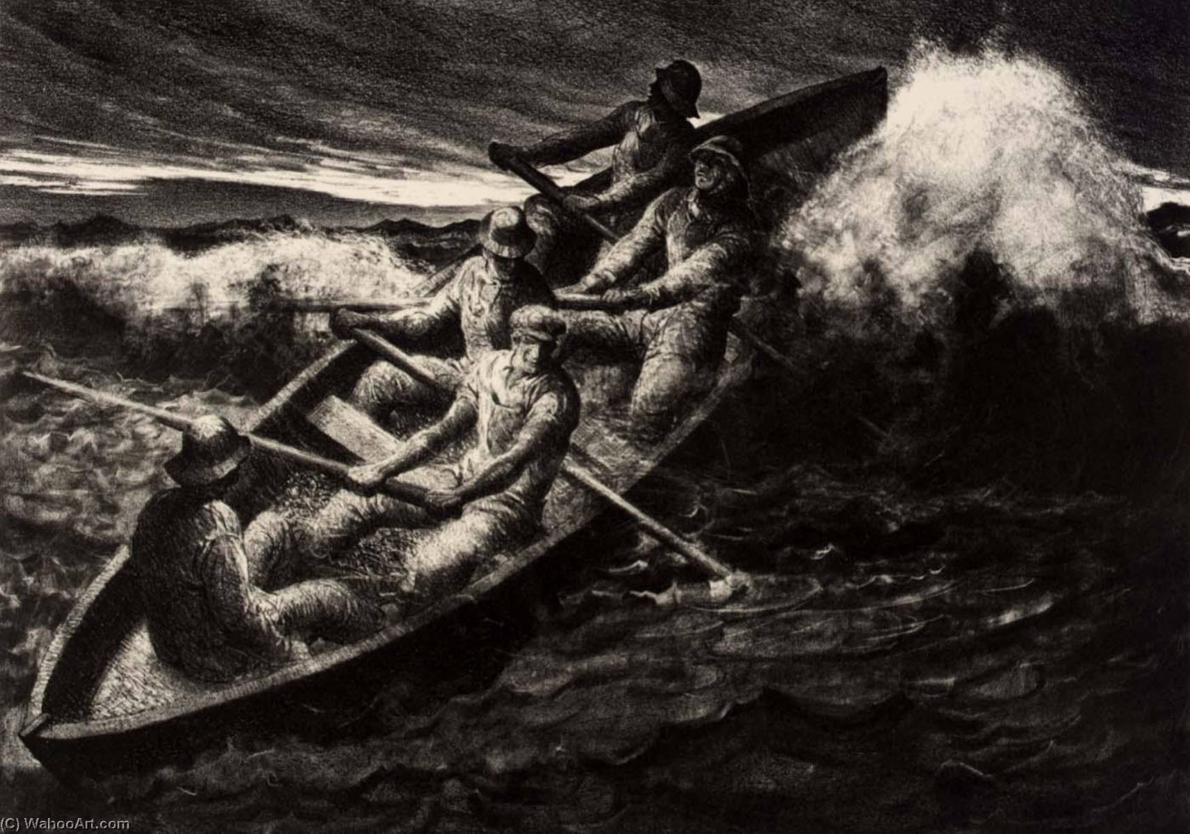 Museum Art Reproductions The Breakers, 1937 by James E Allen (Inspired ...