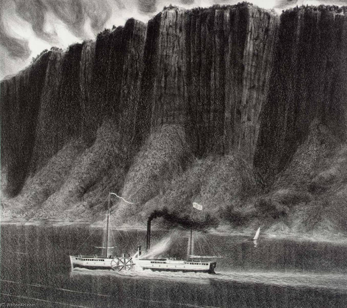 Get Paintings Reproductions Fulton`s Folly by James E Allen (Inspired ...