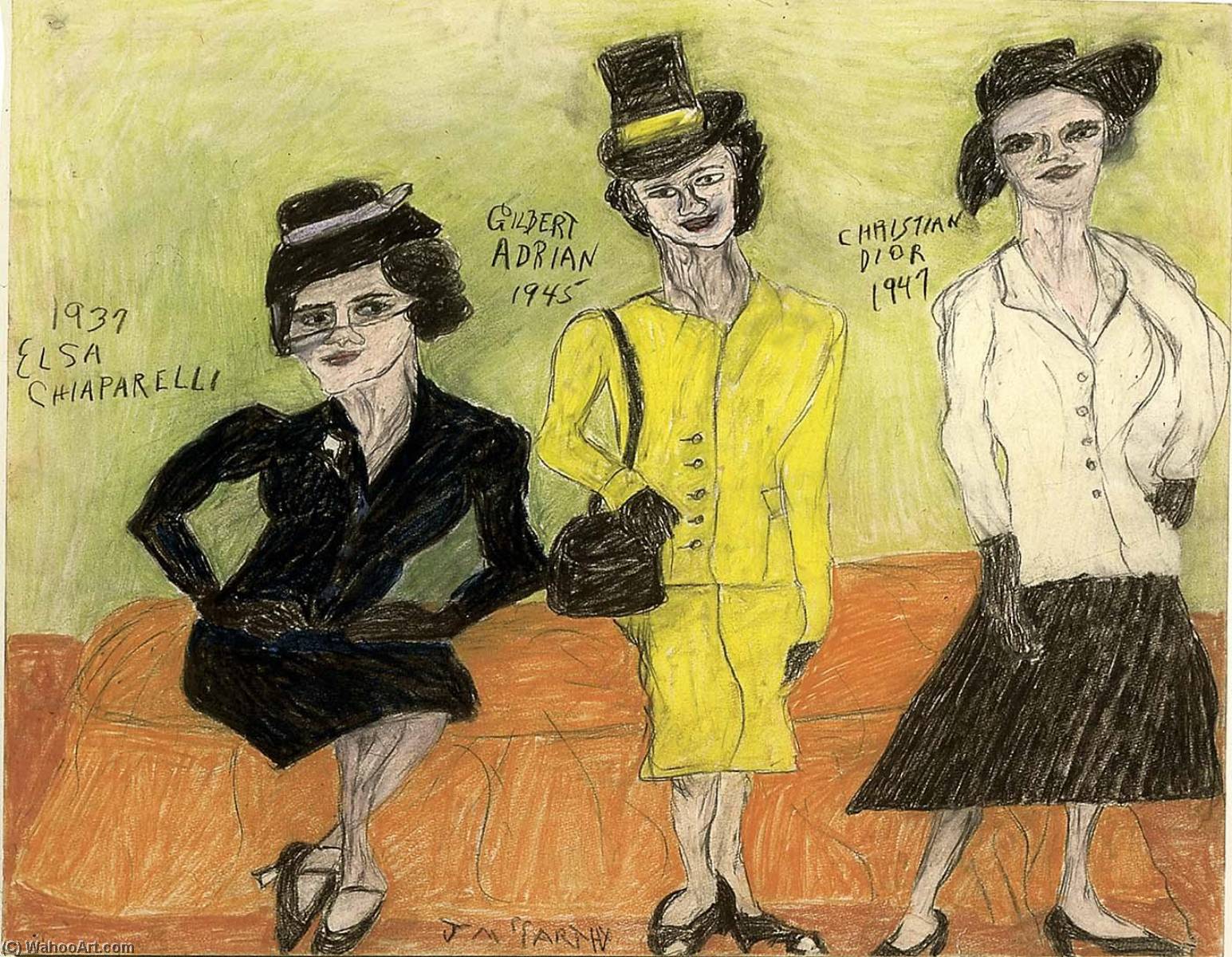 Art Reproductions Three Models, 1961 by Justin Mccarthy (Inspired By ...